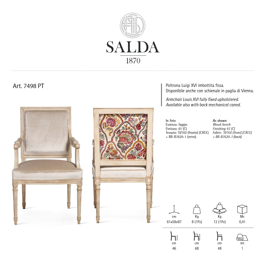 7498 椅子 By SALDA