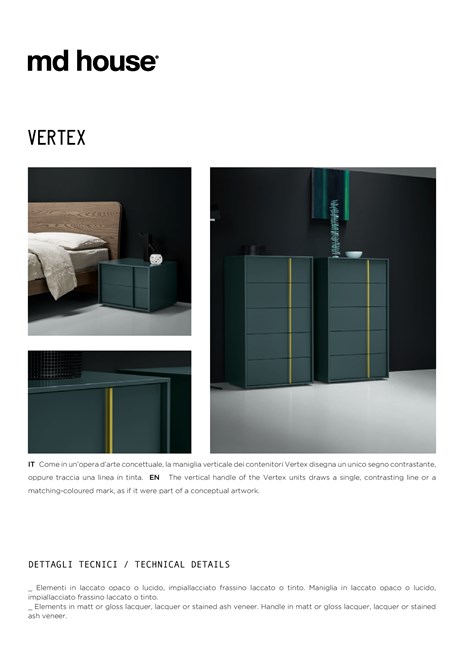 VERTEX | 床头柜 Vertex系列 By MD House