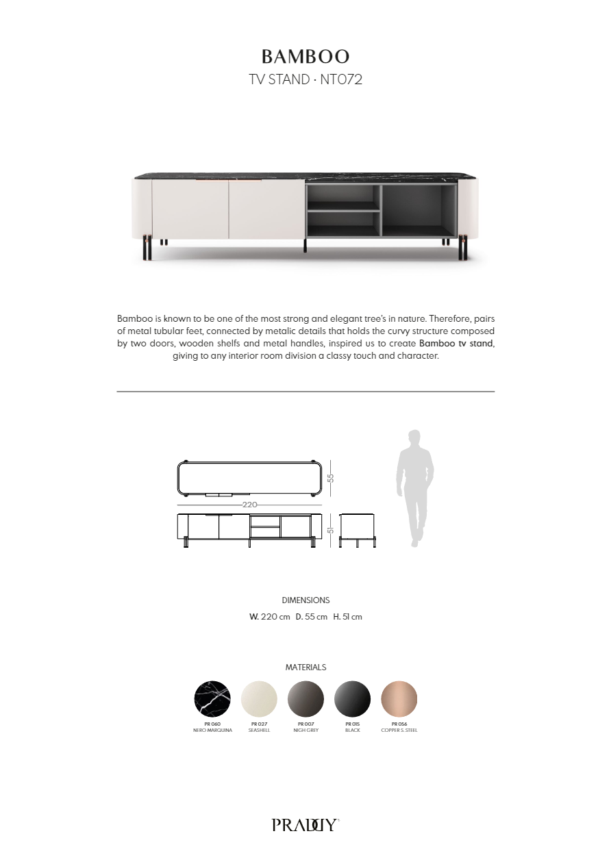 BAMBOO TV cabinet By PRADDY