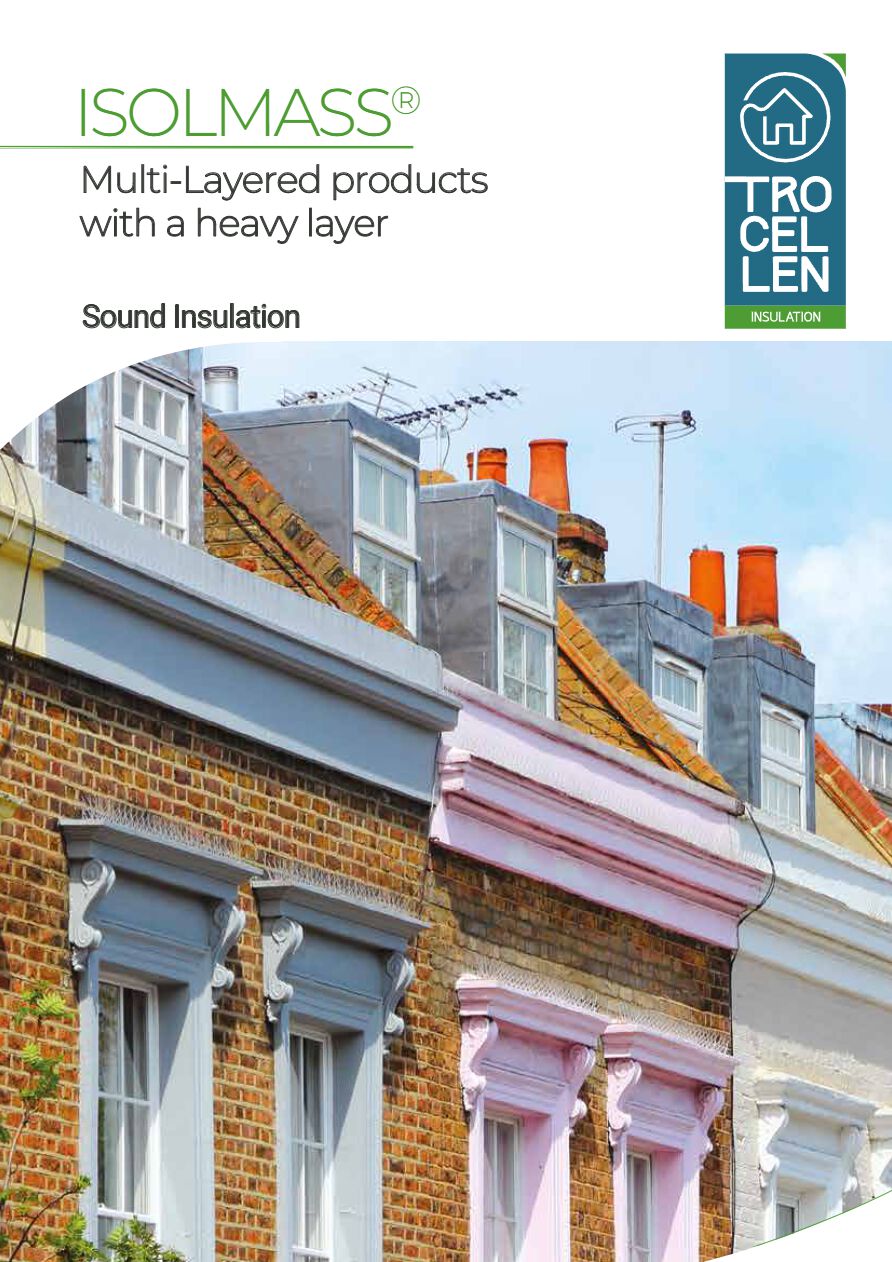 ISOLMASS 3 TECH FR Painel fono-isolante e fono-absorvente em material sintético By Trocellen Italia