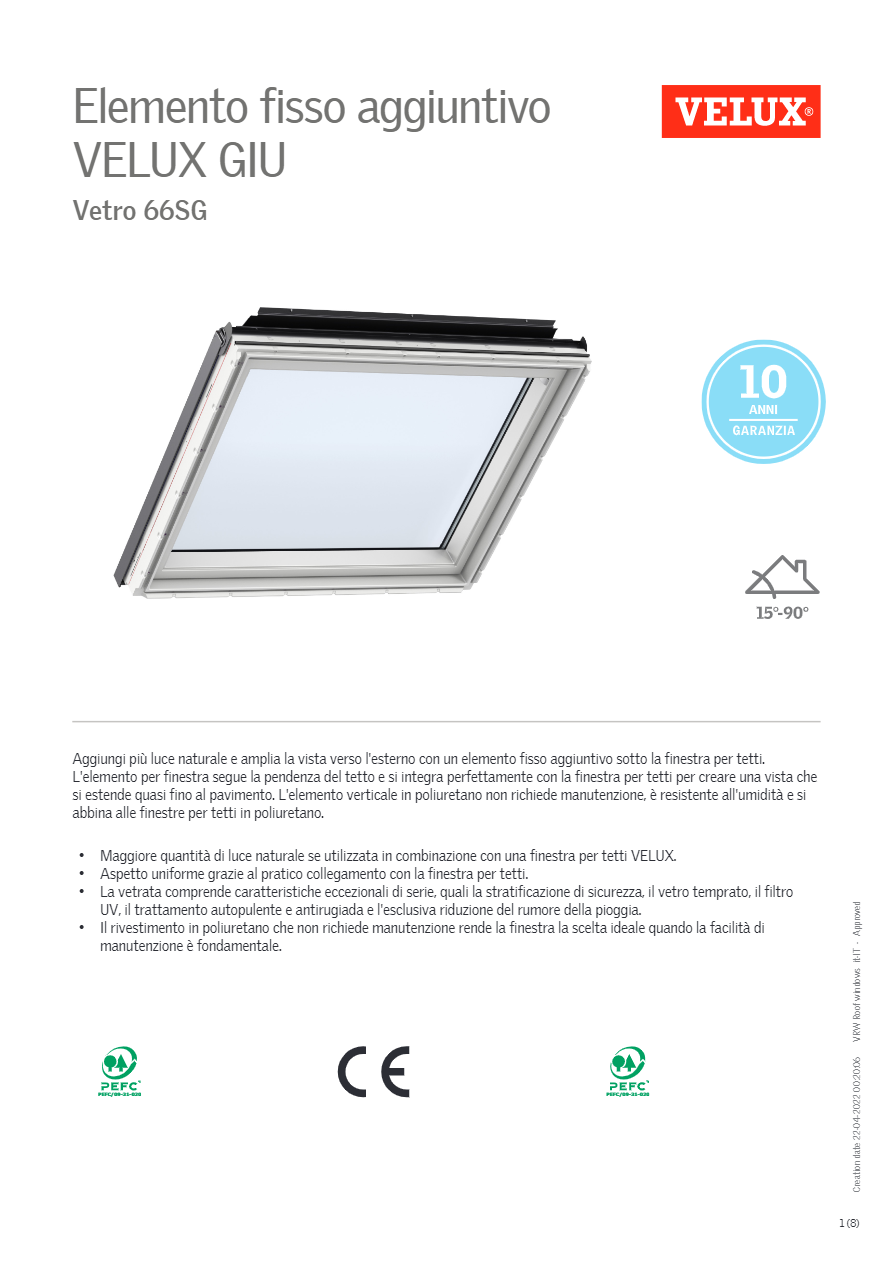 GIL.GIU Finestra da tetto in legno By Velux