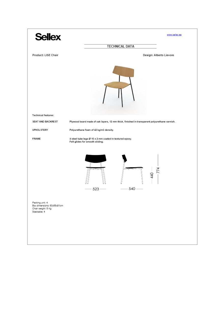 LISE Chair By Sellex