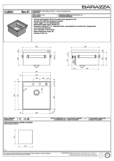 Pia de cozinha embutida de aço inox MIZU 1LMZ51 Coleção Mizu Kasai By ...