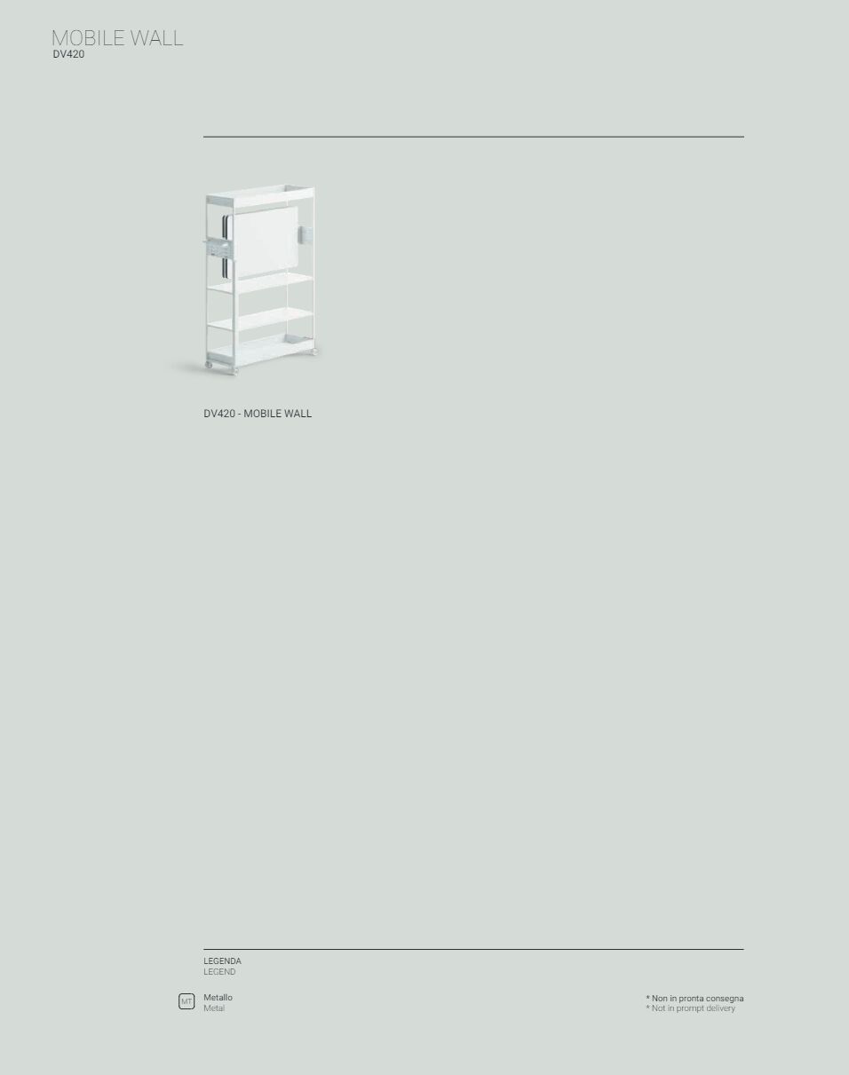DV420-MOBILE WALL Panel de separación By DVO