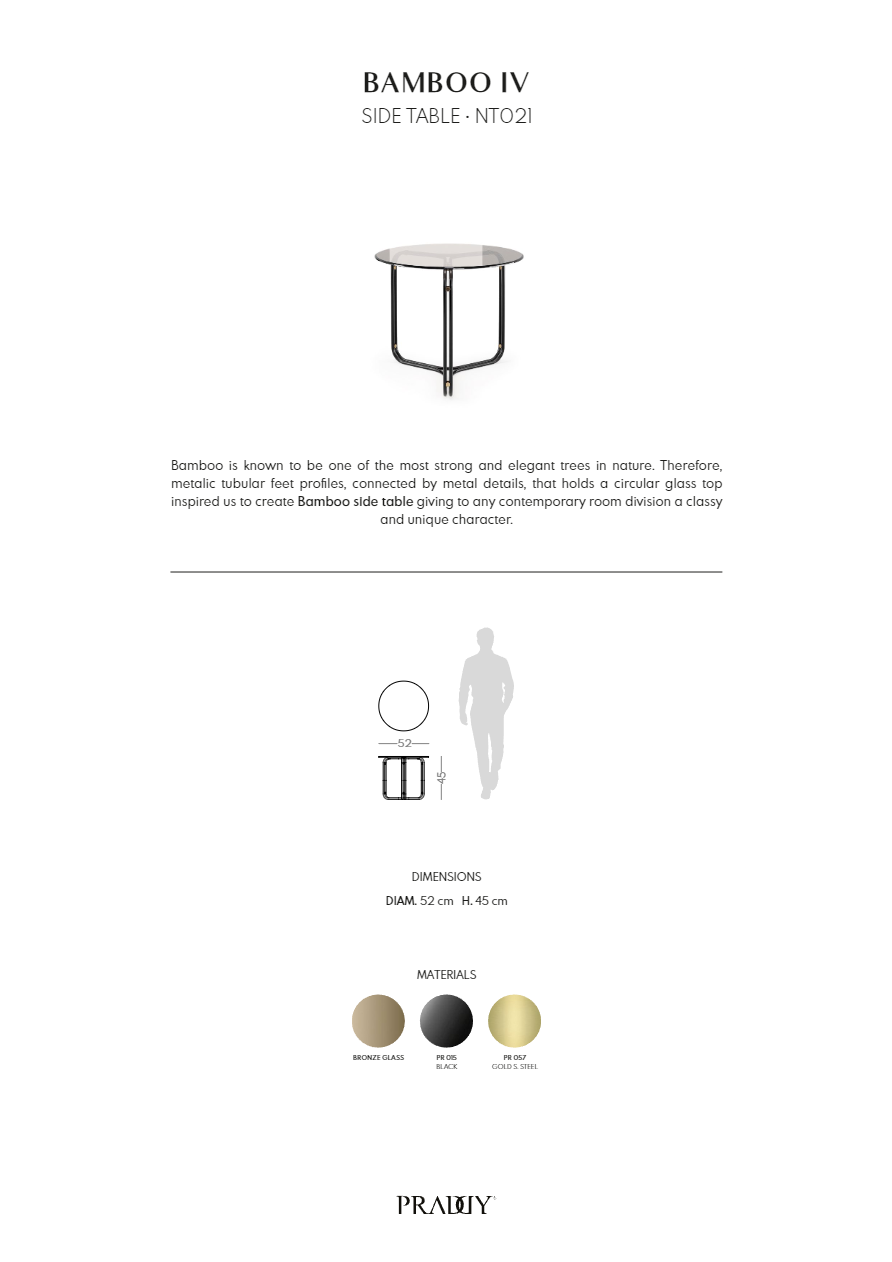 BAMBOO IV Coffee table By PRADDY