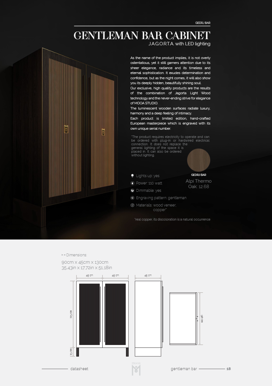 GENTLEMAN Mobile bar By MOOA STUDIO