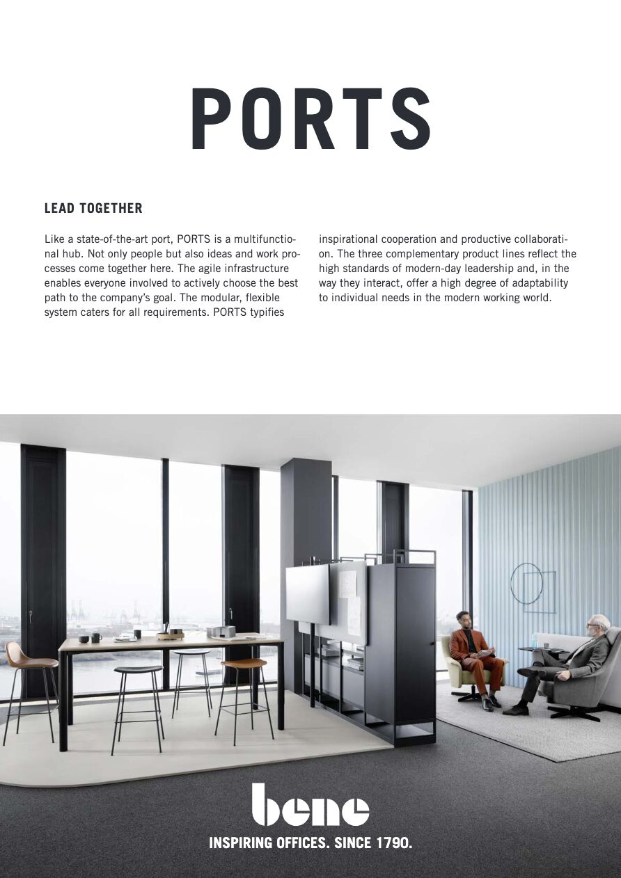 PORTS STORAGE 书柜和置物架 By BENE | design Pearson Lloyd