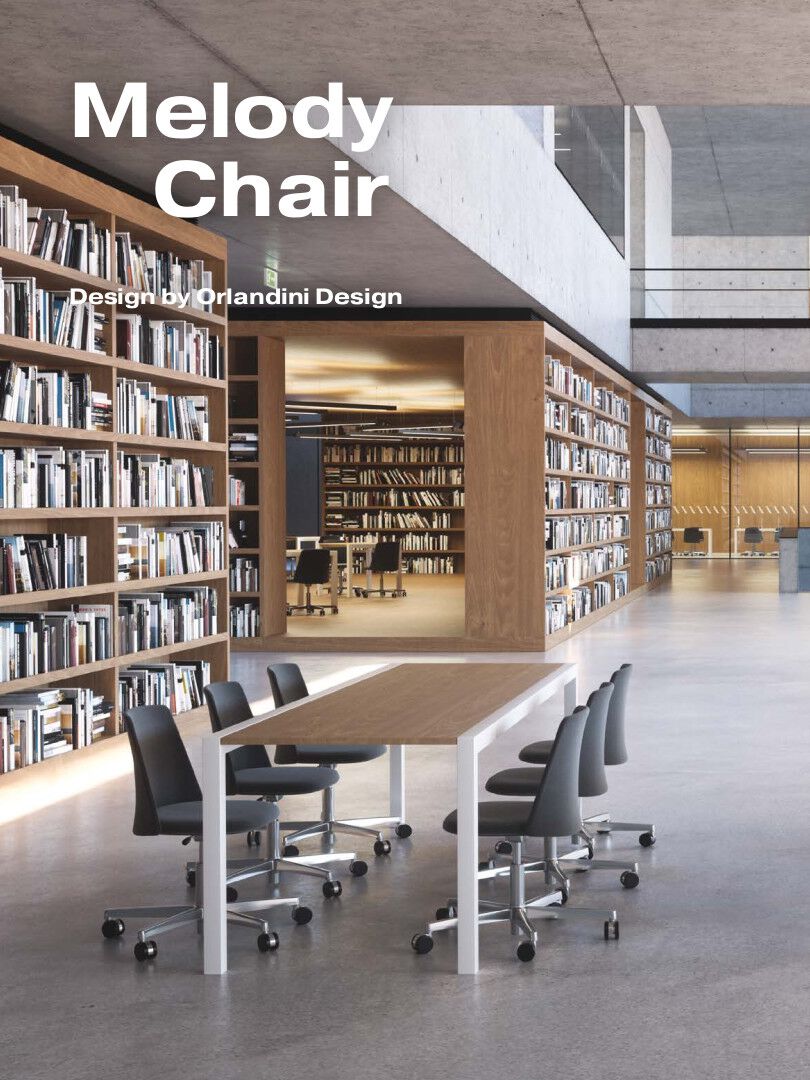 MELODY CHAIR 361 F90-WH Swivel trestle-based fabric chair By LD Seating ...