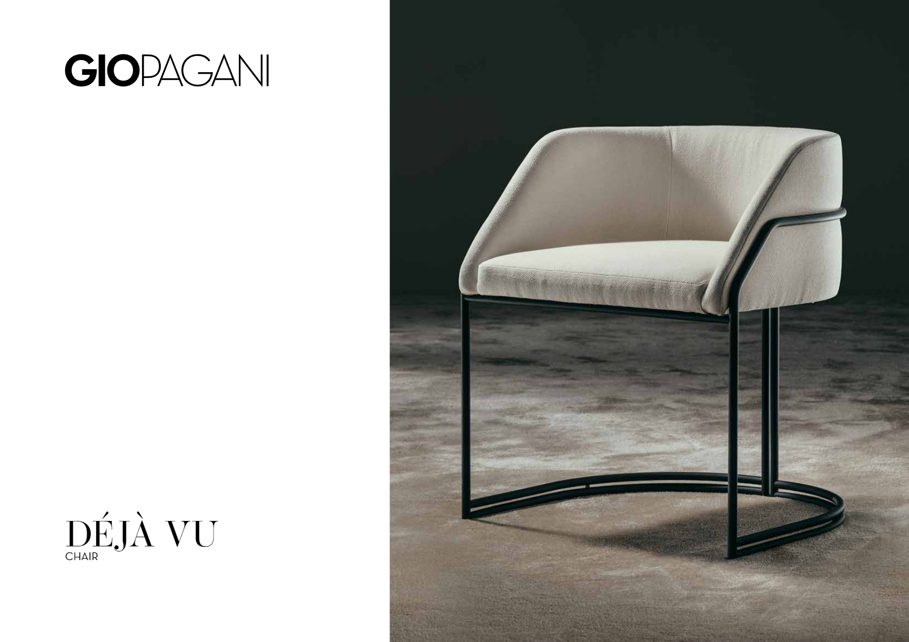 DEJA VU Upholstered fabric chair By GIOPAGANI | design Gio Pagani