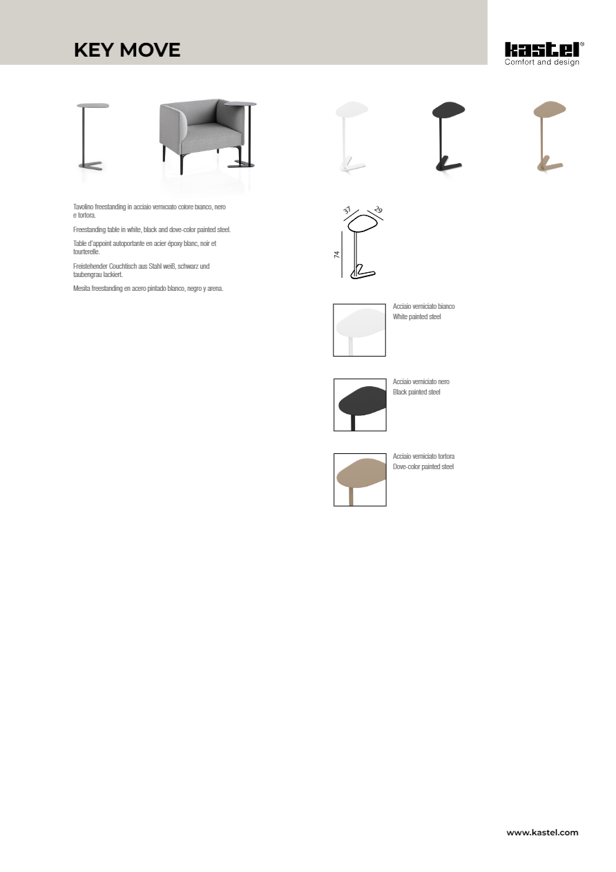 KEY MOVE Coffee table By Kastel