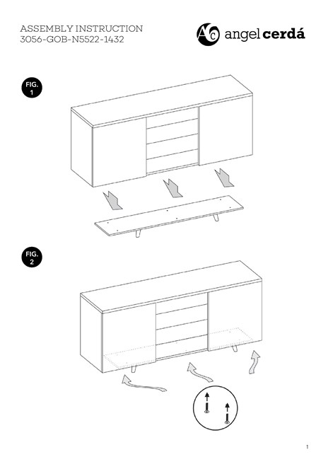3056 sideboard By Angel Cerdá