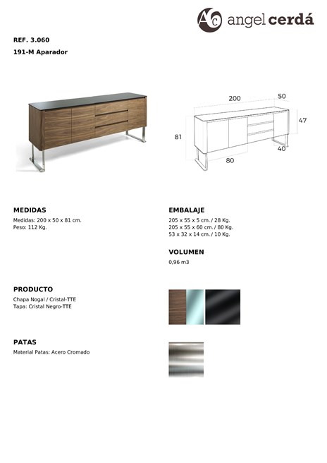 3060 Sideboard By Angel Cerdá