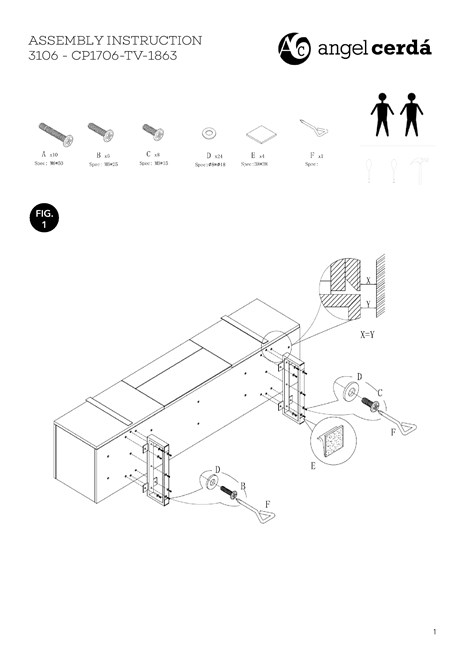 3106 | TV cabinet By Angel Cerdá