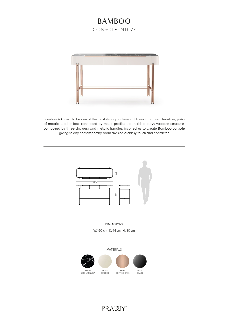 BAMBOO Console table By PRADDY