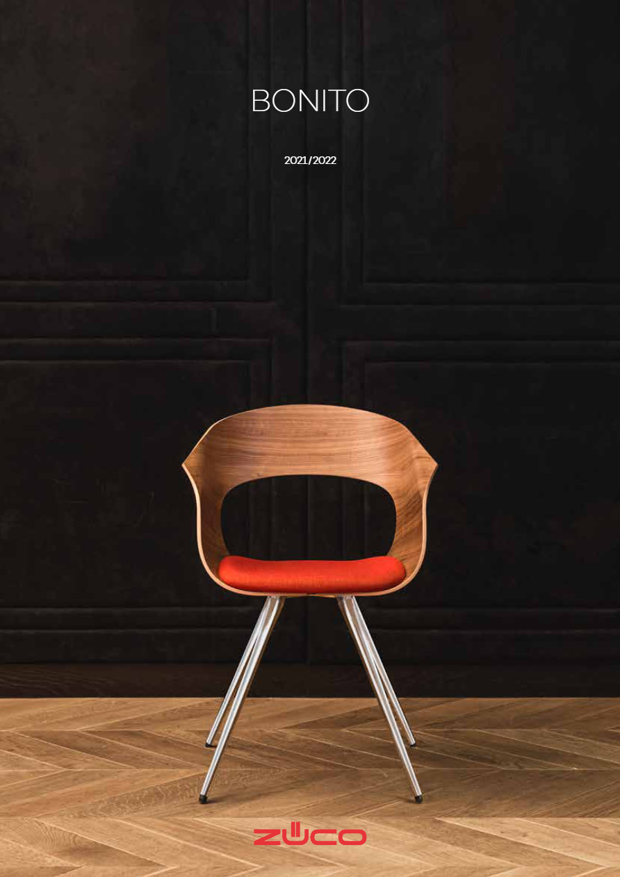 BONITO Wooden chair and aluminium legs with armrests By ZÜCO | design ...