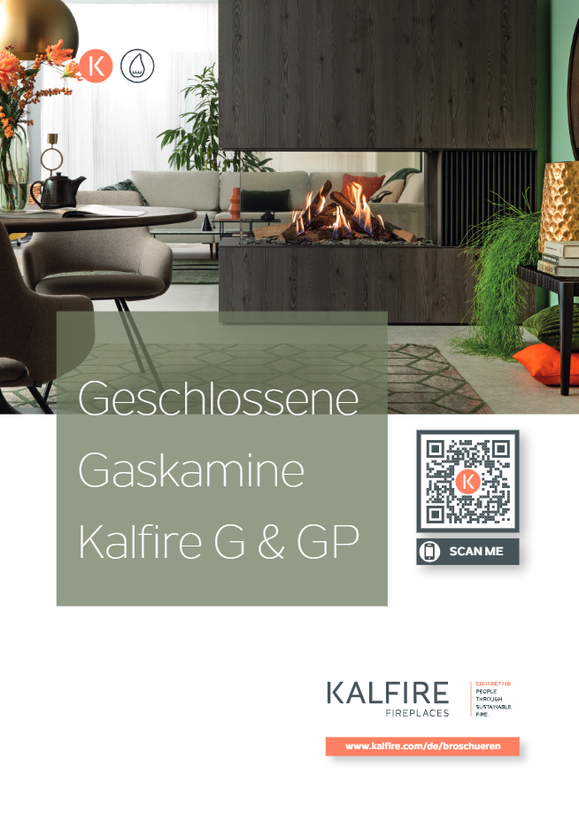 GP105/79F Gas- Wand- Kamin By KALFIRE