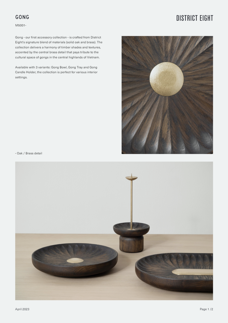 GONG Vassoio By District Eight