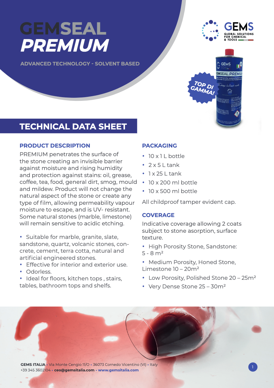 GEMSEAL PREMIUM Tratamiento protector universal para todas las ...