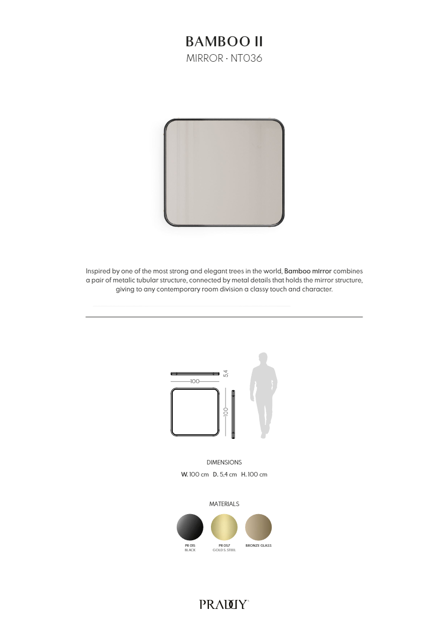 BAMBOO II Miroir By PRADDY