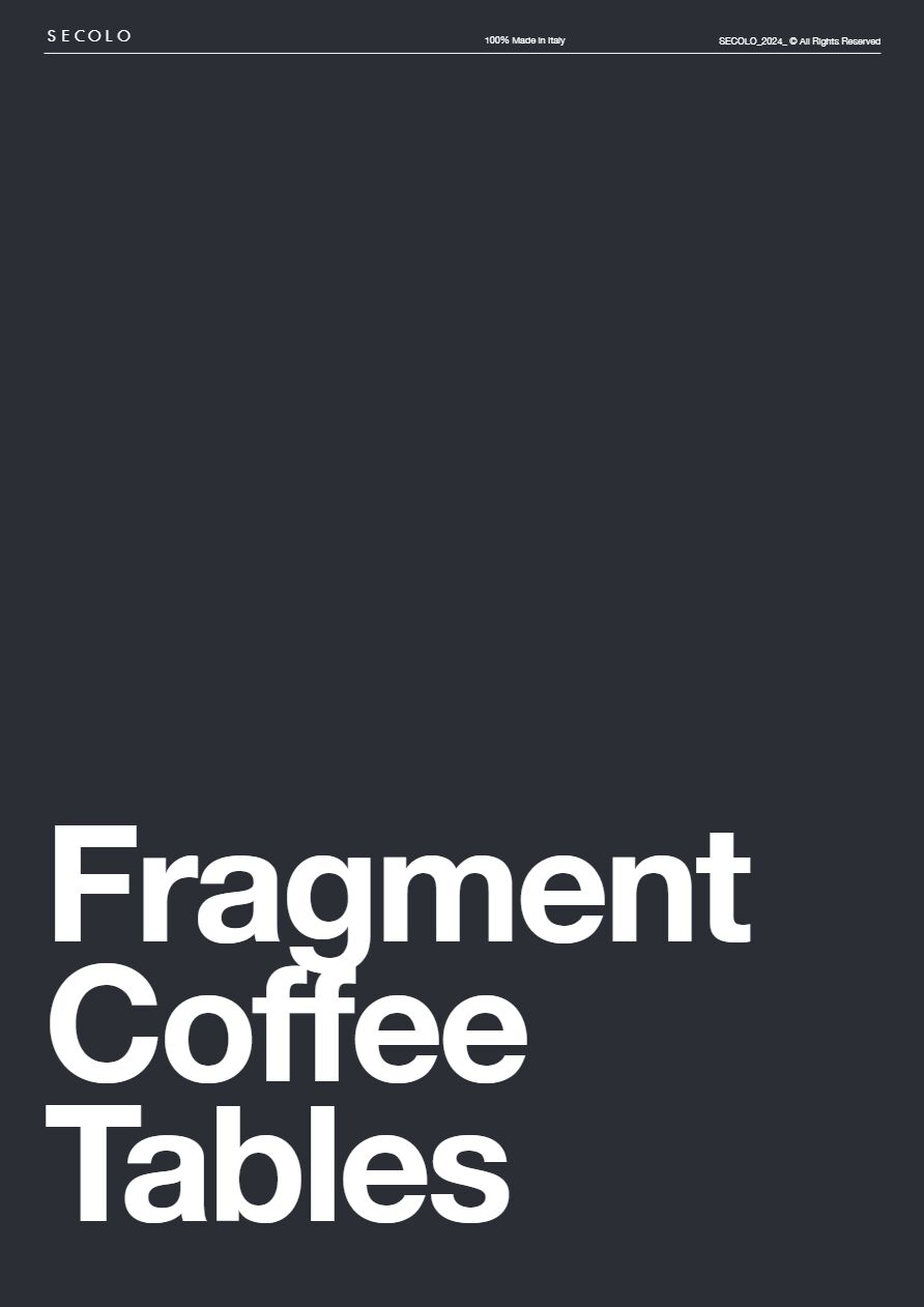FRAGMENT Coffee table By Secolo