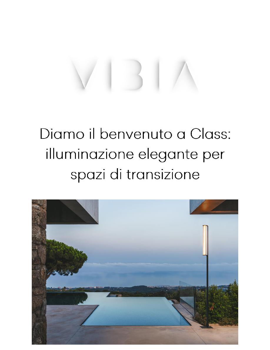 CLASS Lampada da parete per esterno a LED in alluminio e vetro By Vibia ...