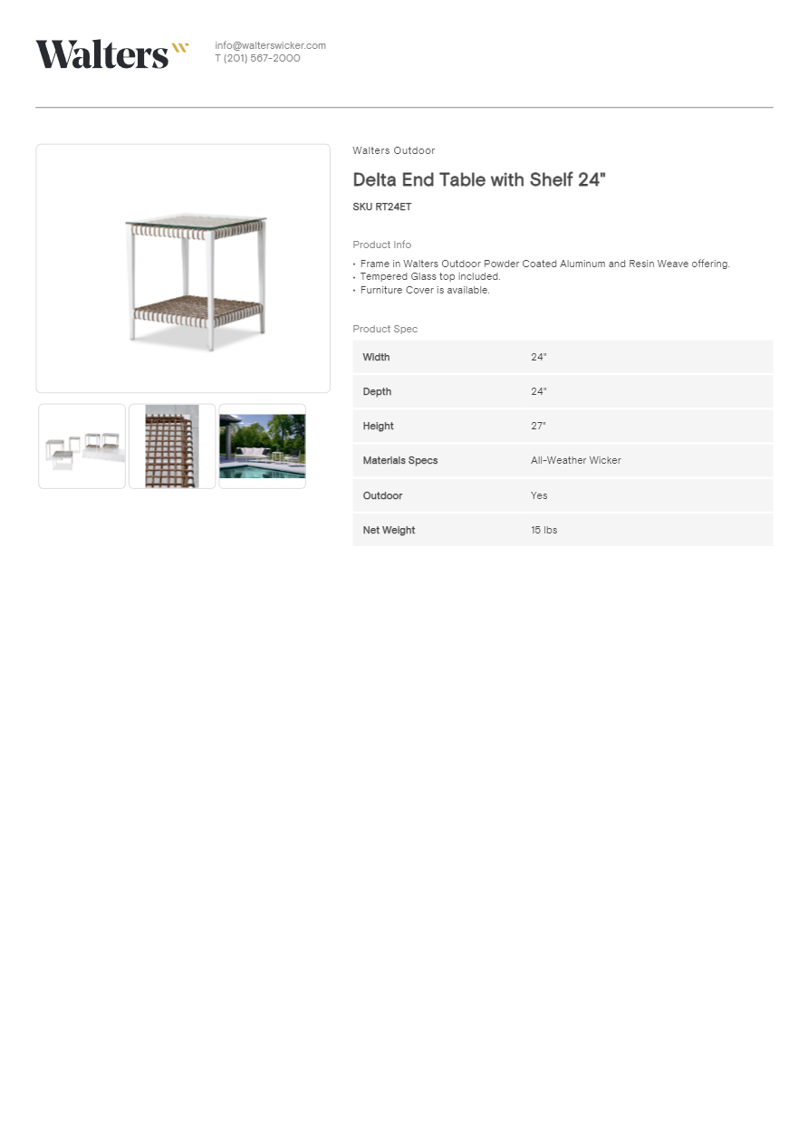 DELTA Table basse By Walters