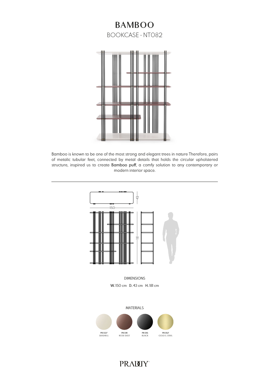 BAMBOO Bookcase By PRADDY