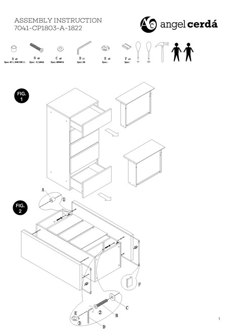7041 chest of drawers By Angel Cerdá