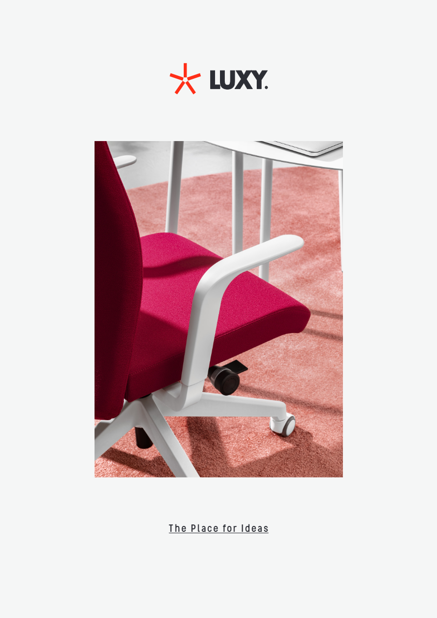 SMARTOFFICE Height-adjustable leather executive chair with castors By ...