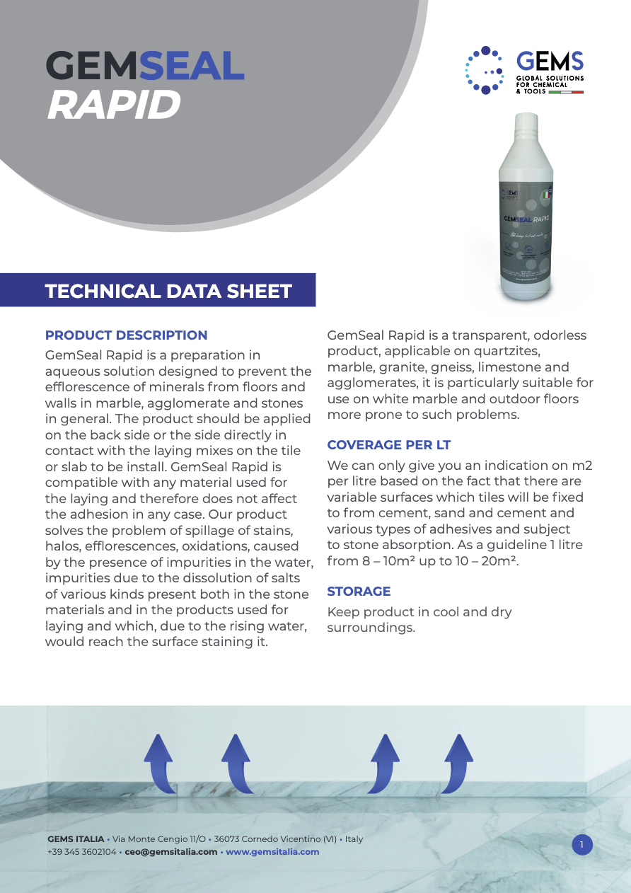 GEMSEAL RAPID Inhibidor de sales solubles By GEMS