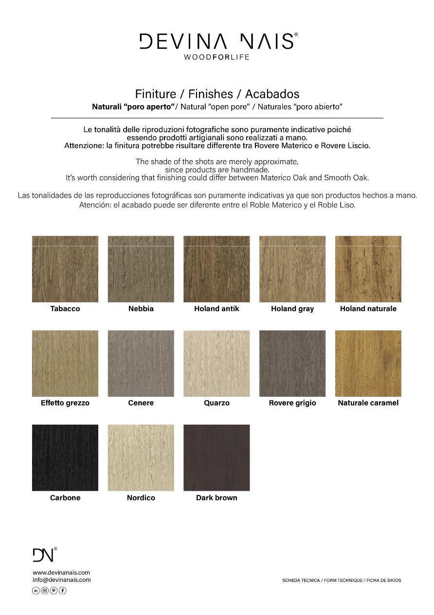 BALTIMORA Rectangular oak Table top By Devina Nais