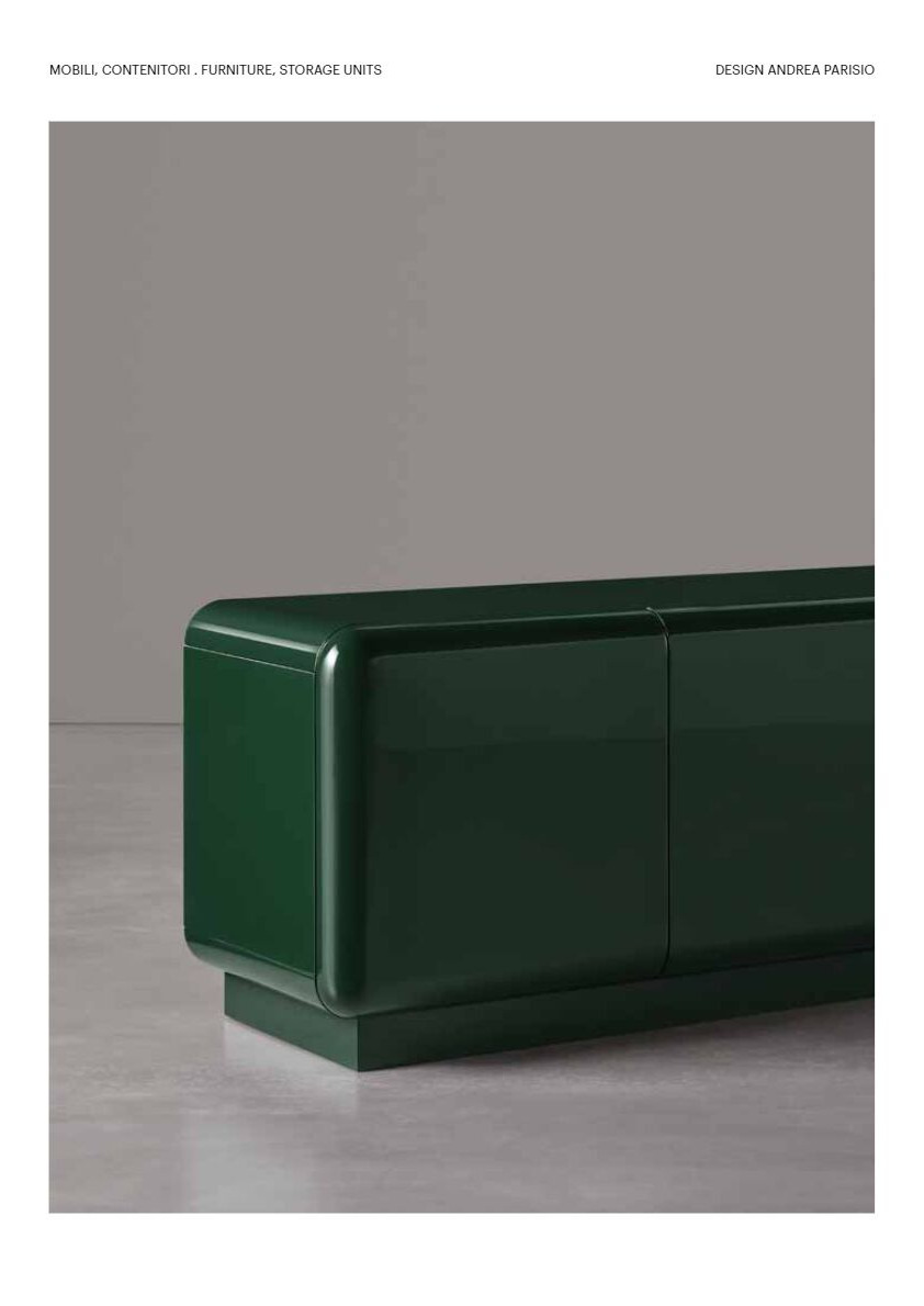 ROMEO Wooden sideboard with doors By Meridiani