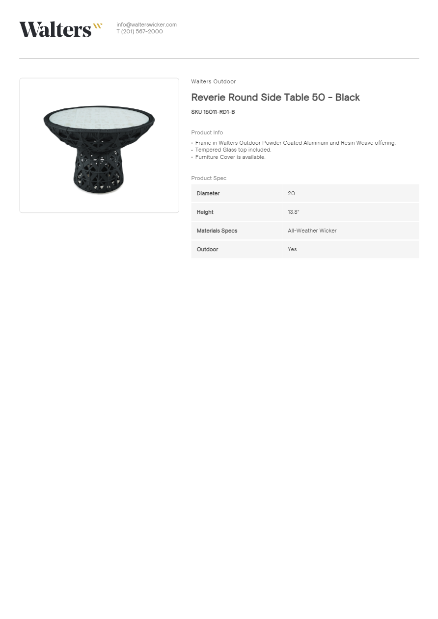 REVERIE Coffee table By Walters