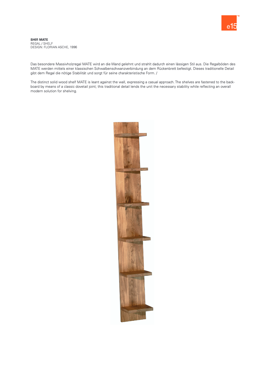 MATE Bookcase By e15