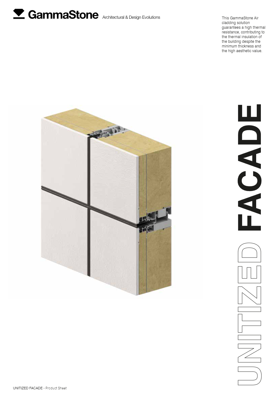 GAMMASTONE AIR Curtain wall By GammaStone