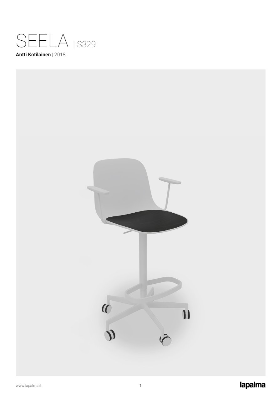 SEELA Stool By Lapalma | design Antti Kotilainen