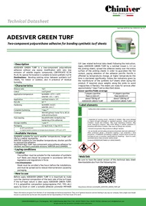 Adhesivo de cemento para pavimento ADESIVER GREEN TURF (A+B) By ...