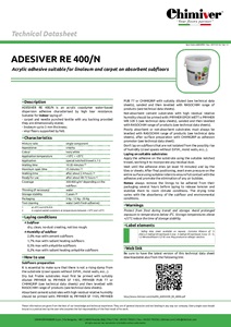 ADESIVER RE 400/N Colle pour carrelage et mosaïque By Chimiver Panseri
