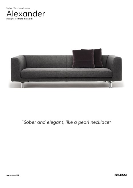 ALEXANDER sofa By Mussi