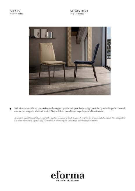 ALEXIA chair By EFORMA