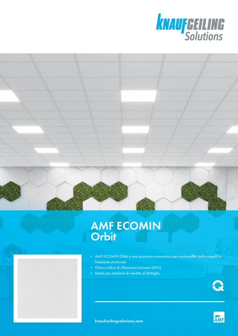 Pannelli per controsoffitto AMF ECOMIN Orbit - Knauf Ceiling Solutions ...