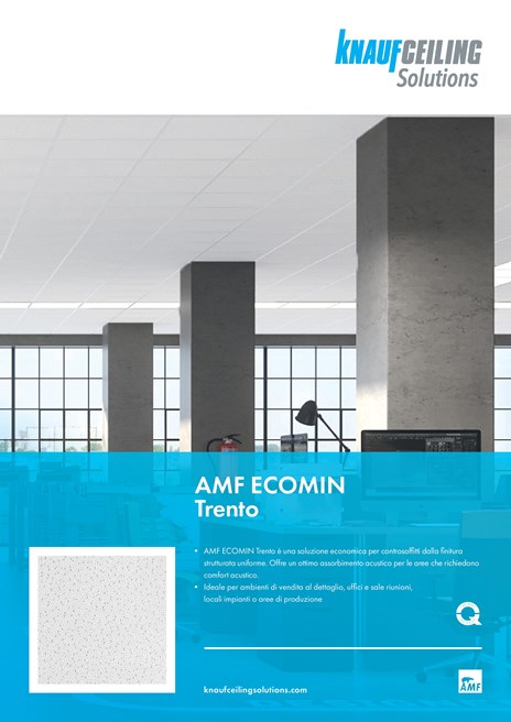 Pannelli per controsoffitto AMF ECOMIN Trento - Knauf Ceiling Solutions ...