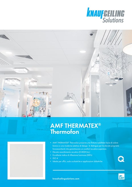 Pannelli per controsoffitto in fibra minerale AMF THERMATEX Thermofon ...