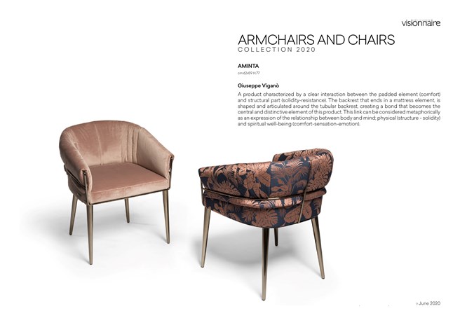 AMINTA Easy chair with armrests By Visionnaire | design Giuseppe Viganò