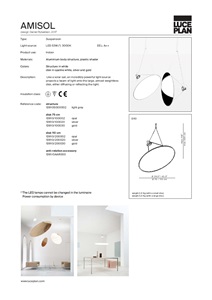 AMISOL Pendant lamp By Luceplan