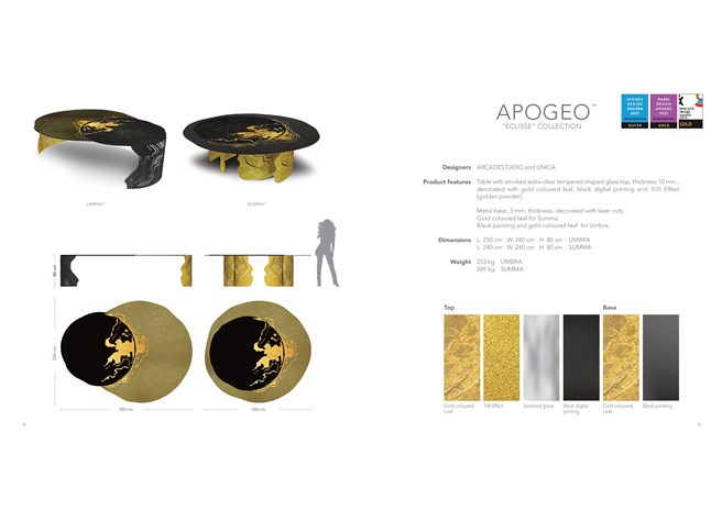 APOGEO™ Mesa de aço inox e vidro By Unica by Tecnotelai | design Carola ...