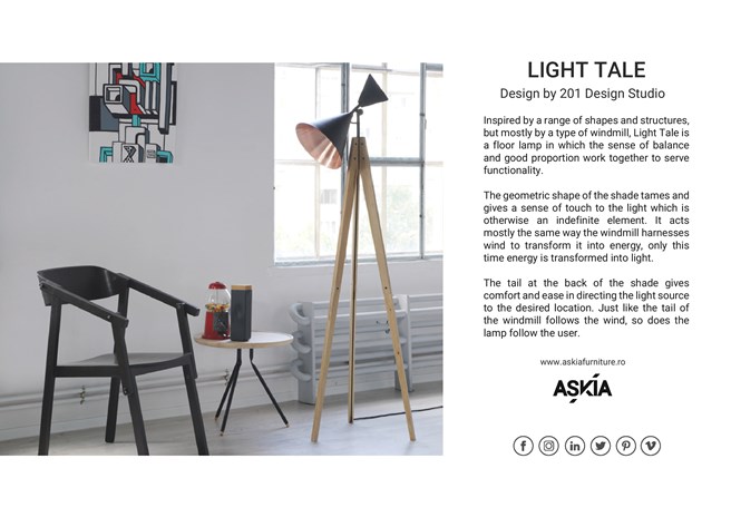 LIGHT TALE | Ash floor lamp Light Tale Collection By Askia design 201 ...