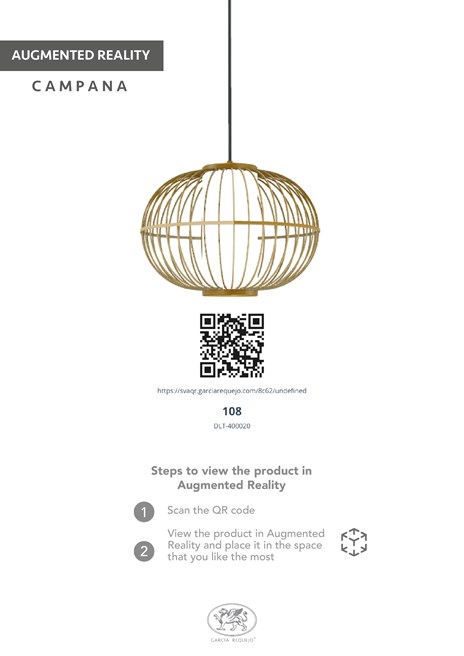 CAGE-01 Pendant lamp By García Requejo