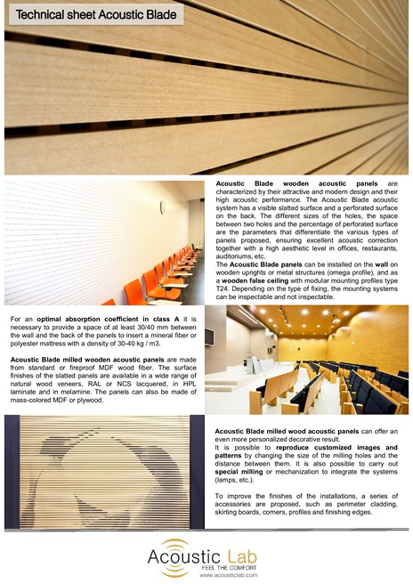 Revestimento de parede fono-absorvente à prova de fogo de madeira ...