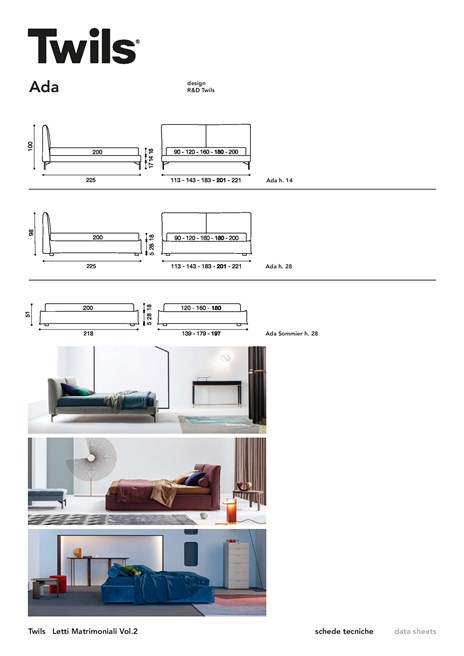ADA | Doppelbett Bett By Twils